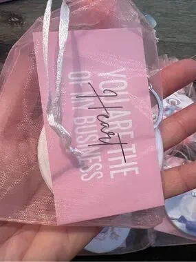 Bags | Buyer Appreciation Perfume Bottle Keychainmirror W Thank You ...